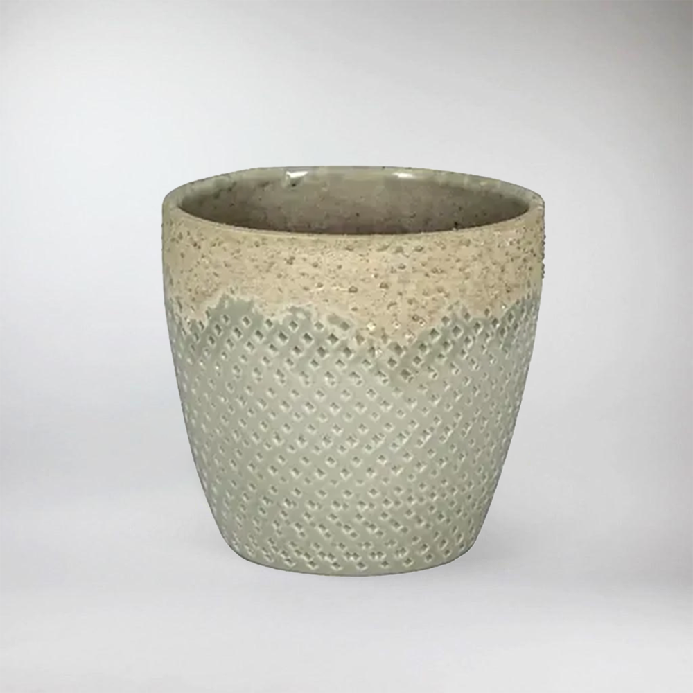 Rustic Ceramic Pot Amora Ø 15 cm – Bloombox Club Ireland